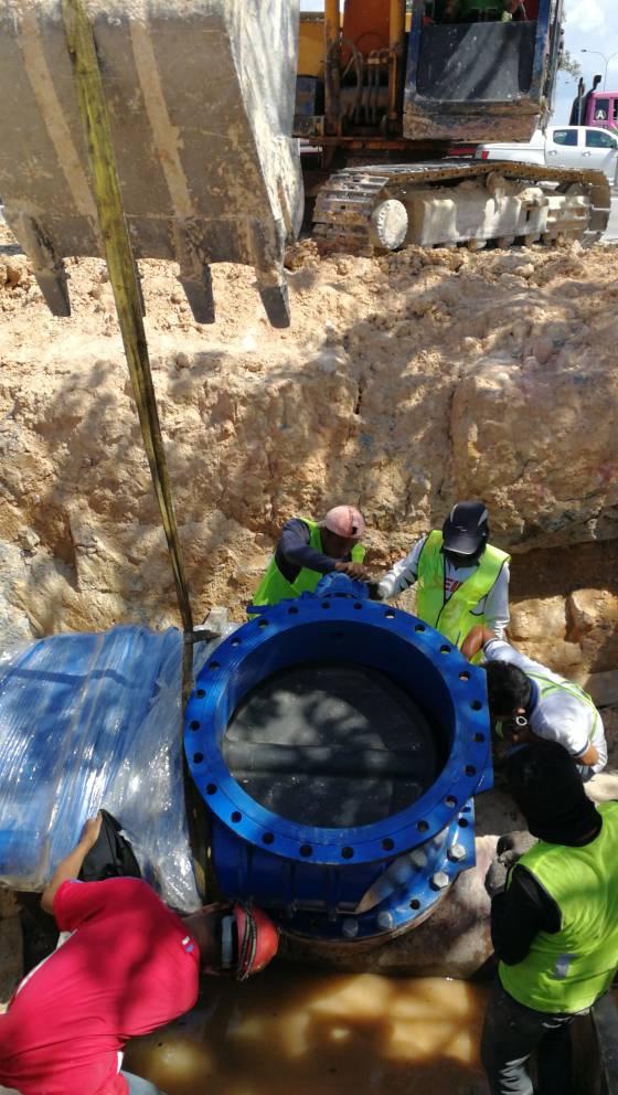 Supply and Delivery of 800mm Gate Valve to Johor Site For Hot Tapping ...